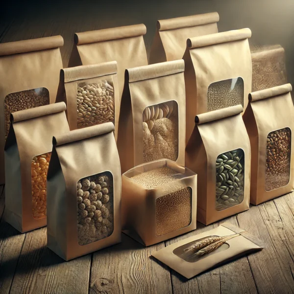 Bolsas en papel craft – Insumos – Condimentos – Granos – Cereales ...